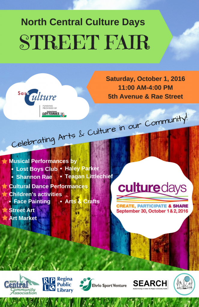 North Central Culture Days Street Fair Poster | North Central Community ...