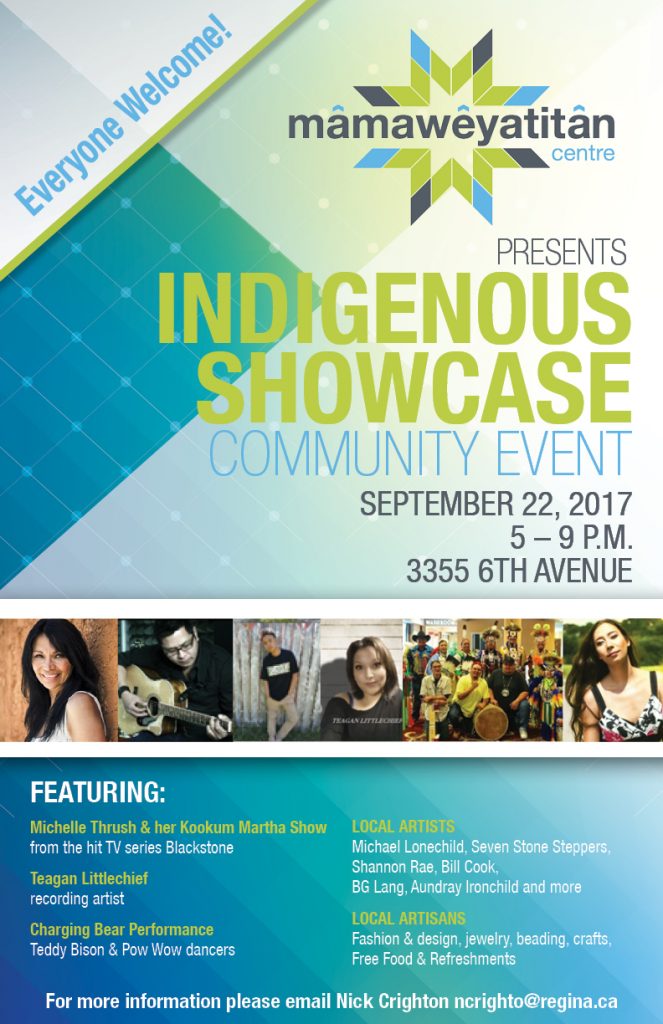 Indigenous Showcase Poster_LR | North Central Community Association Regina